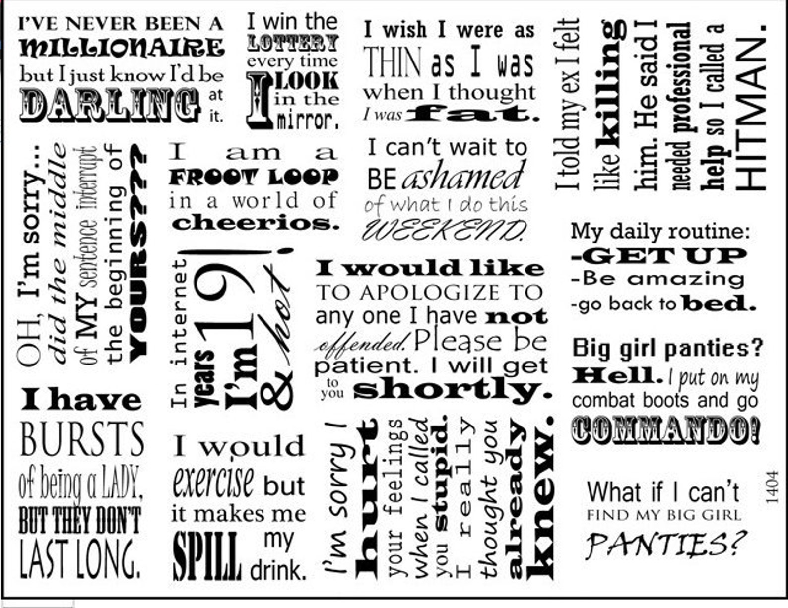 Word Quote Stamp Plate Rubber Stamp Tateam EUC Team Unmounted No.1404 ...