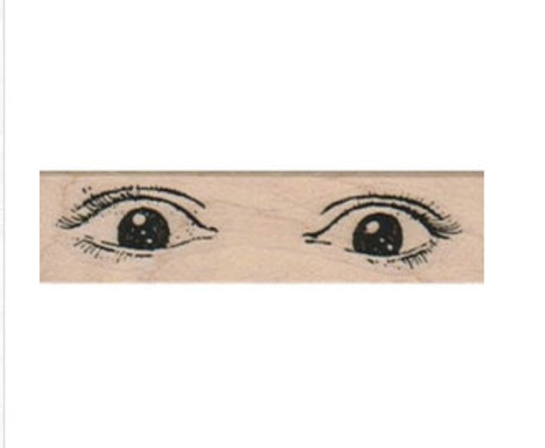 Rubber Stamp Eye Eyeswoman Facial Features Face Rubber Stamp 8371 - Etsy