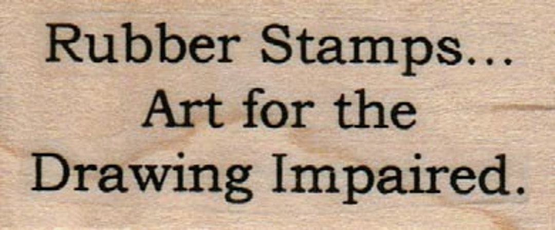 Rubber Stamp Quote Wood Mounted Scrapbooking Supplies Rubber - Etsy