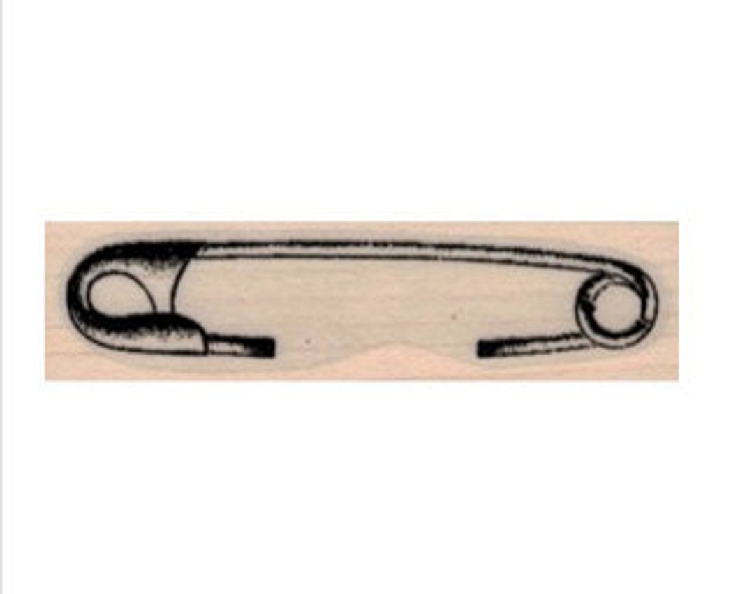 Rubber Stamp Paper Safety Pin Paper Office Supplies Stamping Craft ...