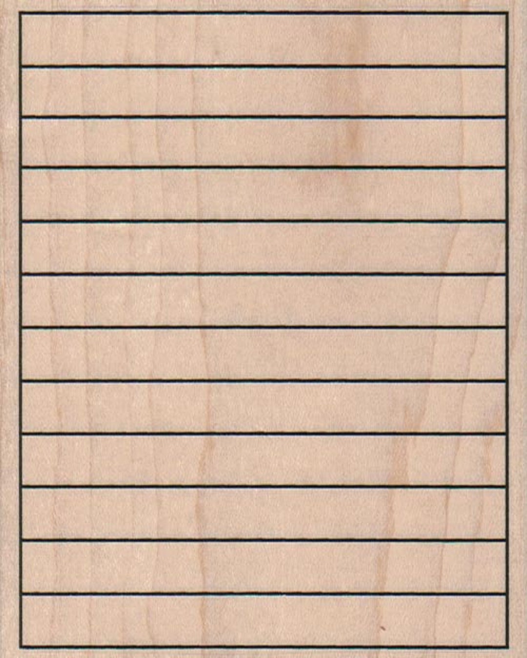 Rubber Stamp Large Journaling Stamp Lines 15870 Journal Page Lined ...