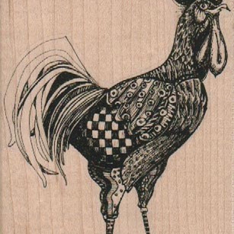 Zentangle Chicken - Etsy