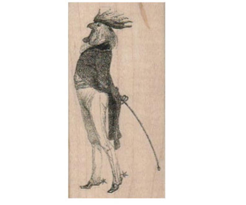 BUG Rubber Stamp Steampunk Supplies Man Grandville Hawk Cling Stamp ...