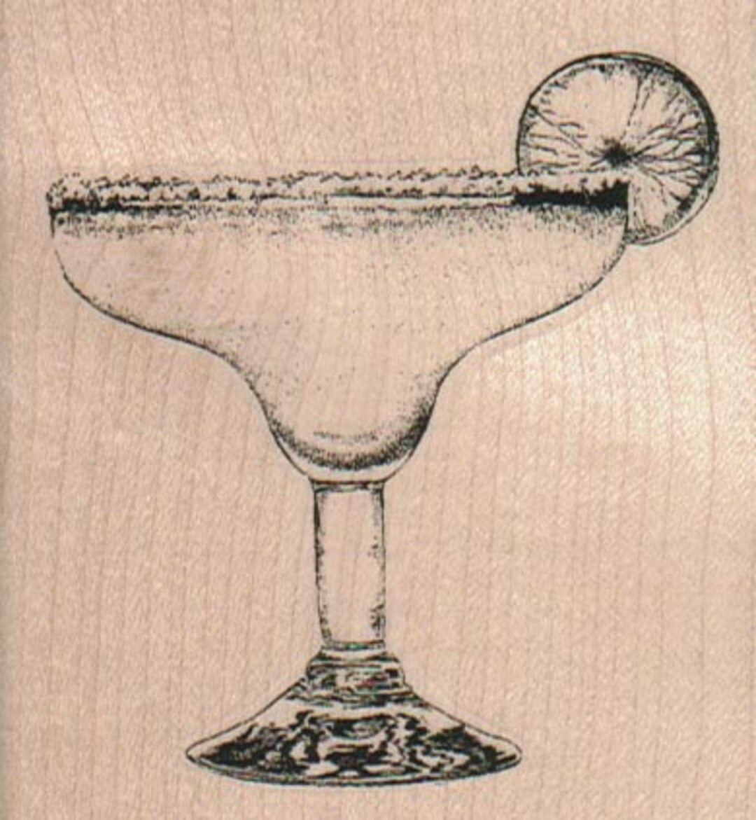 Margarita Cocktail Rubberstamp Stamps Drinks Alcohol Party Tequila 7634 ...
