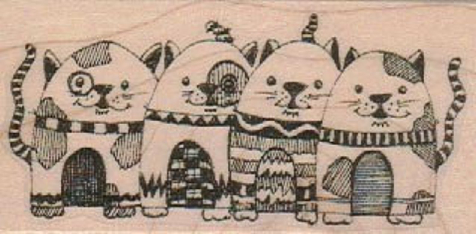 Rubber Stamp Bee Hung up Original Design Mary Vogel Lozinak | Etsy