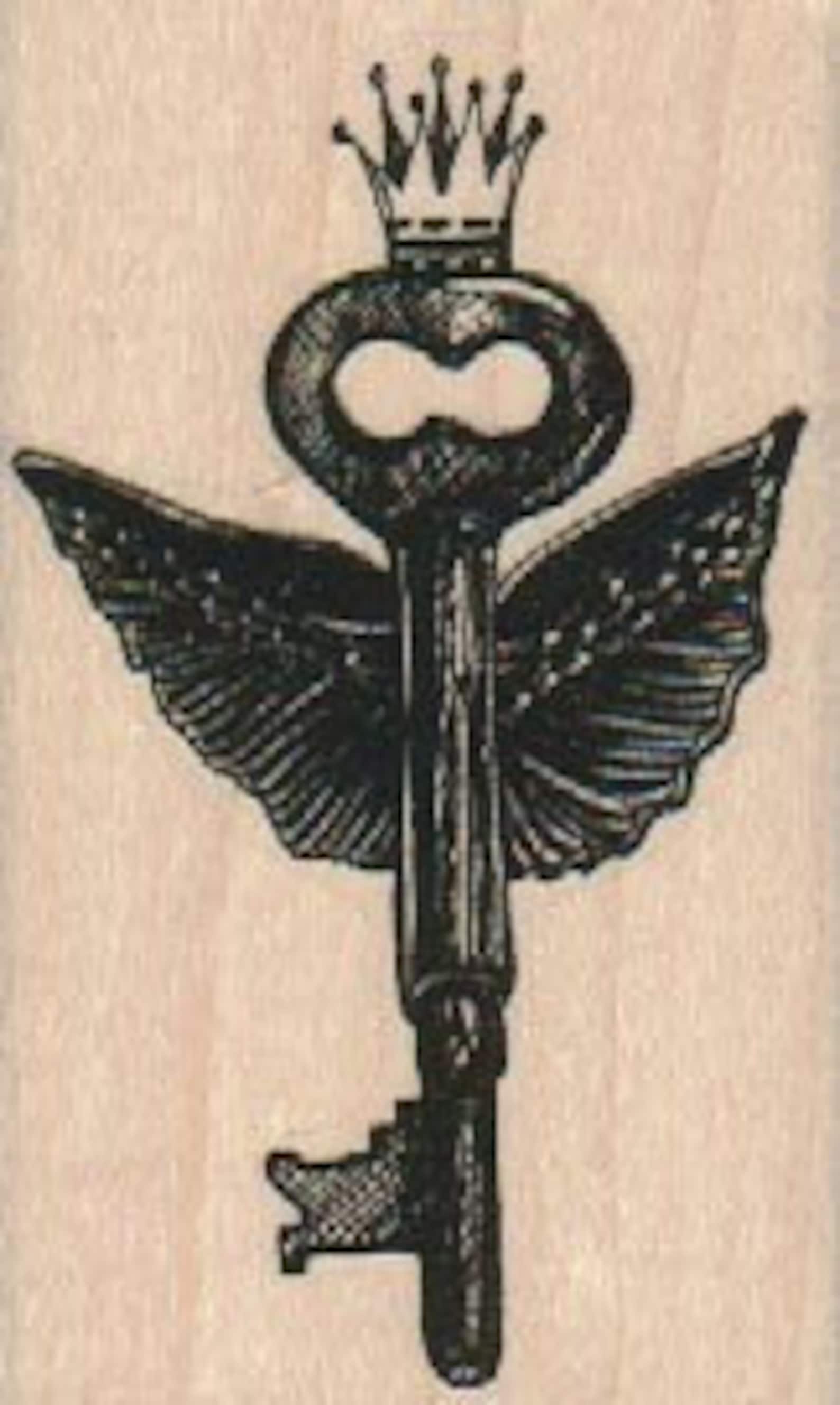 Wood Mounted Rubber Stamp Steampunk Bird Steampunk Zentangle - Etsy