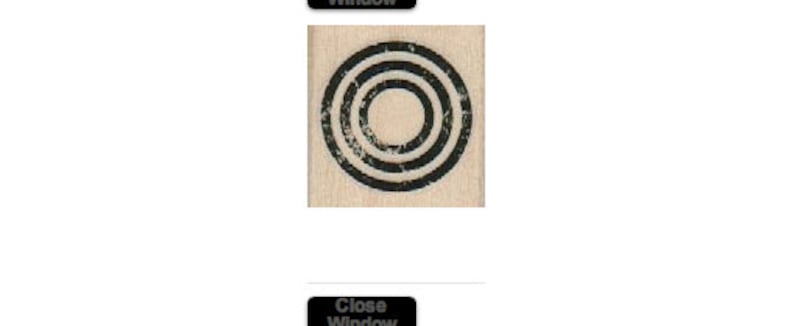 Bulls Eye Target Open Rubber Stamp Sign Scrapbooking Supplies - Etsy