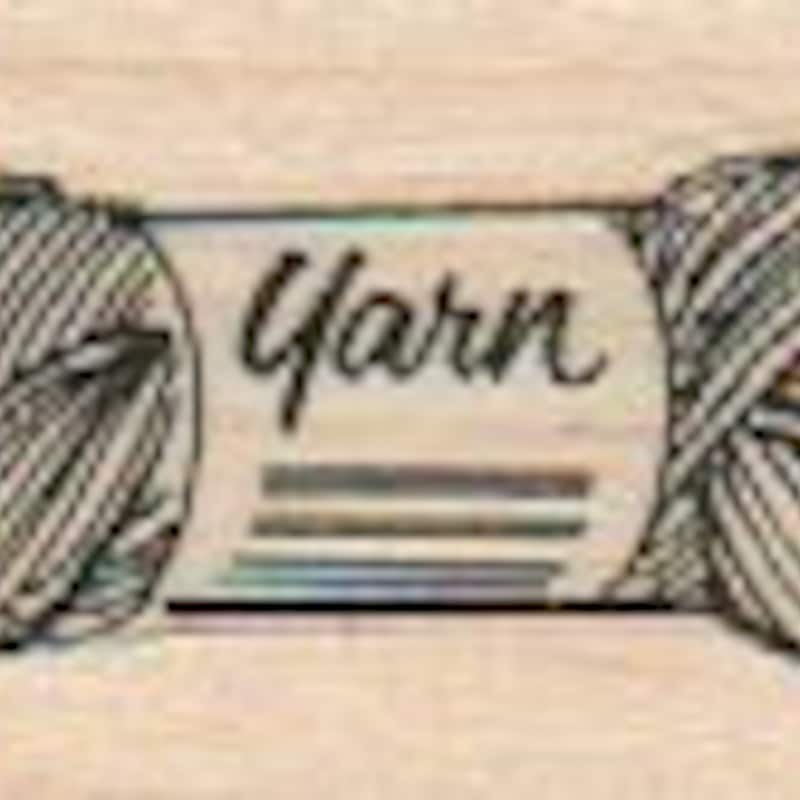 Yarn Rubber Stamp - Etsy