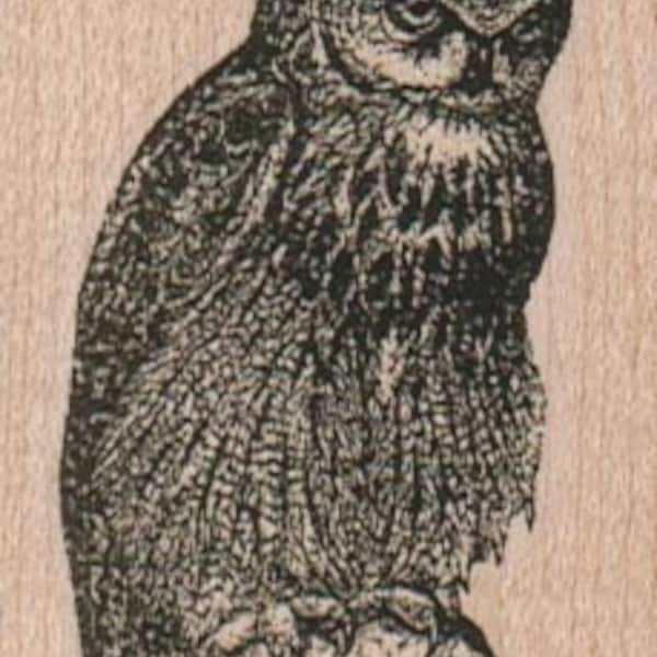 Owl Rubber Stamp - Etsy