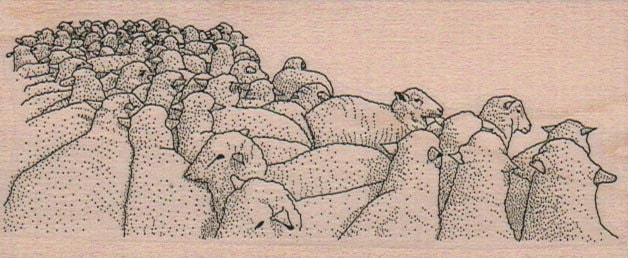 Sheep Lamb Stamp Whimsical Rubber Stamp 16776 - Etsy