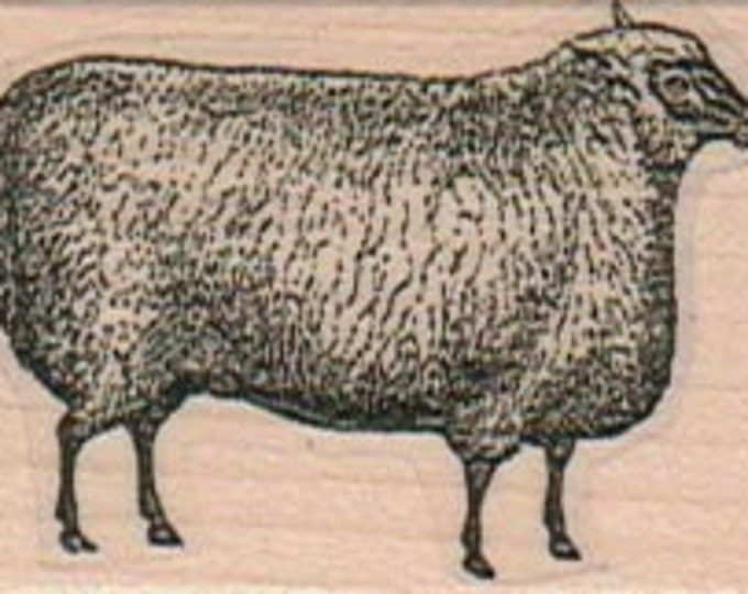 Sheep Lamb Stamp Whimsical Rubber Stamp 16746 Animal Farm Craft ...
