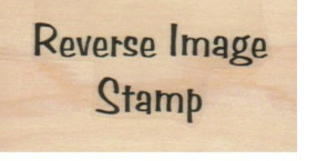 Reverse Image Stamp Rubber Stamps Tool Stamping Supplies Scrapbooking ...