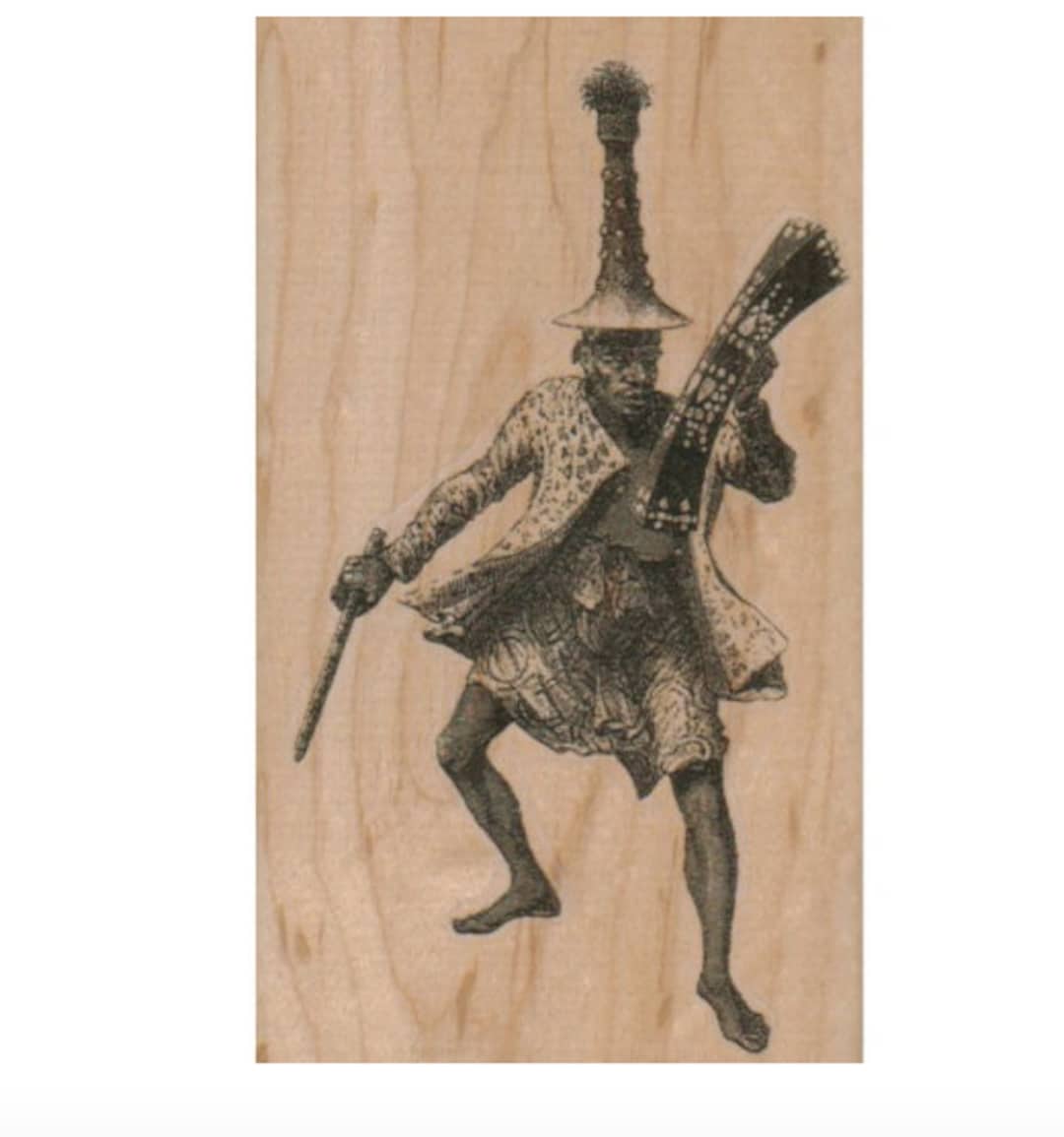 Rubber Stamp African Native Dancer Number14332 - Etsy