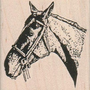 Papercraft Rubber Stamp Pinto Pony #2 H928 Wood Mounted / SUT Craft ...