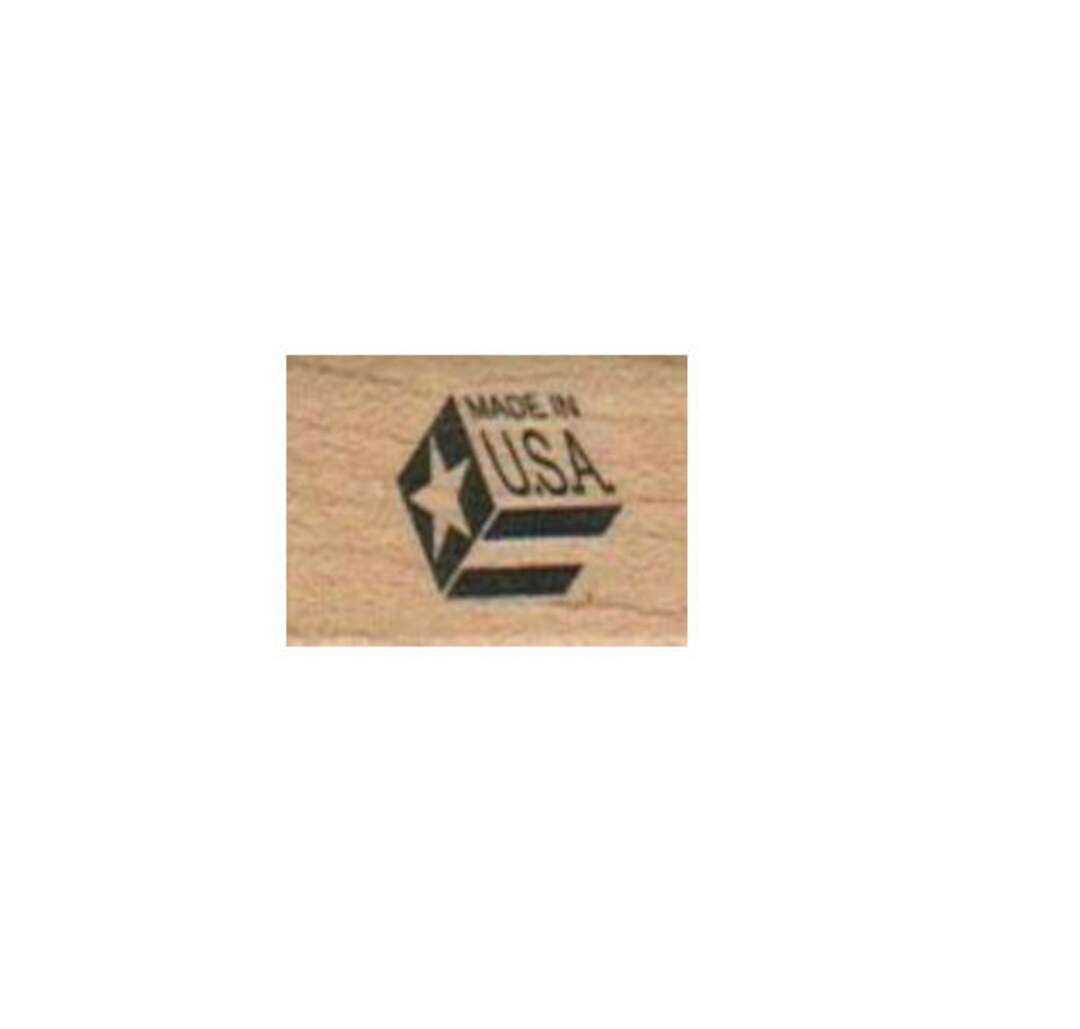 Made in USA Rubber Stamp Number 2341 Unmounted, Cling Stamp, Wood ...