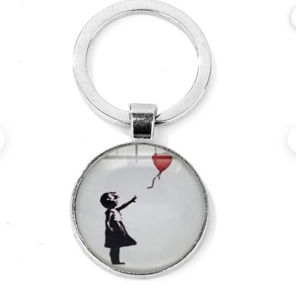 Banksy Red Balloon Necklace - Etsy