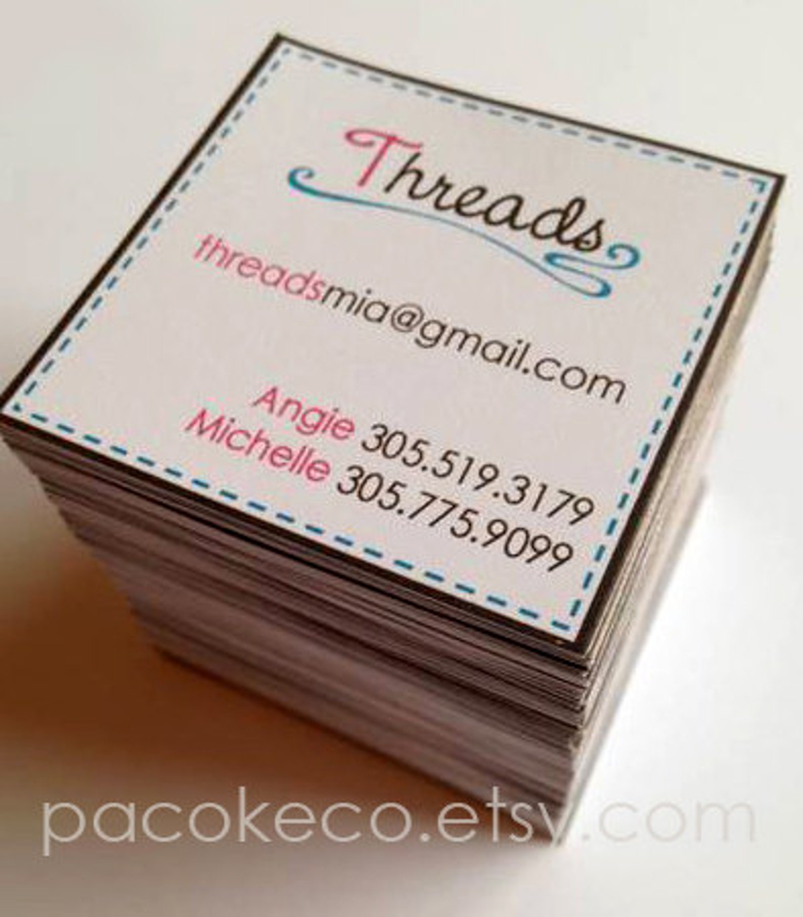100 Customized 2 X 2 Inch Logo Business Cards Hang Tags - Etsy
