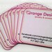 100 Customized 2 X 2 Inch Logo Business Cards Hang Tags - Etsy
