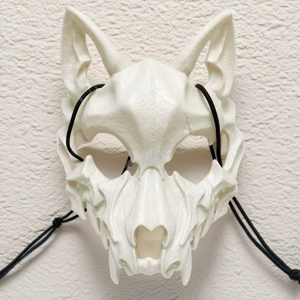 Skeleton Face Mask - Etsy