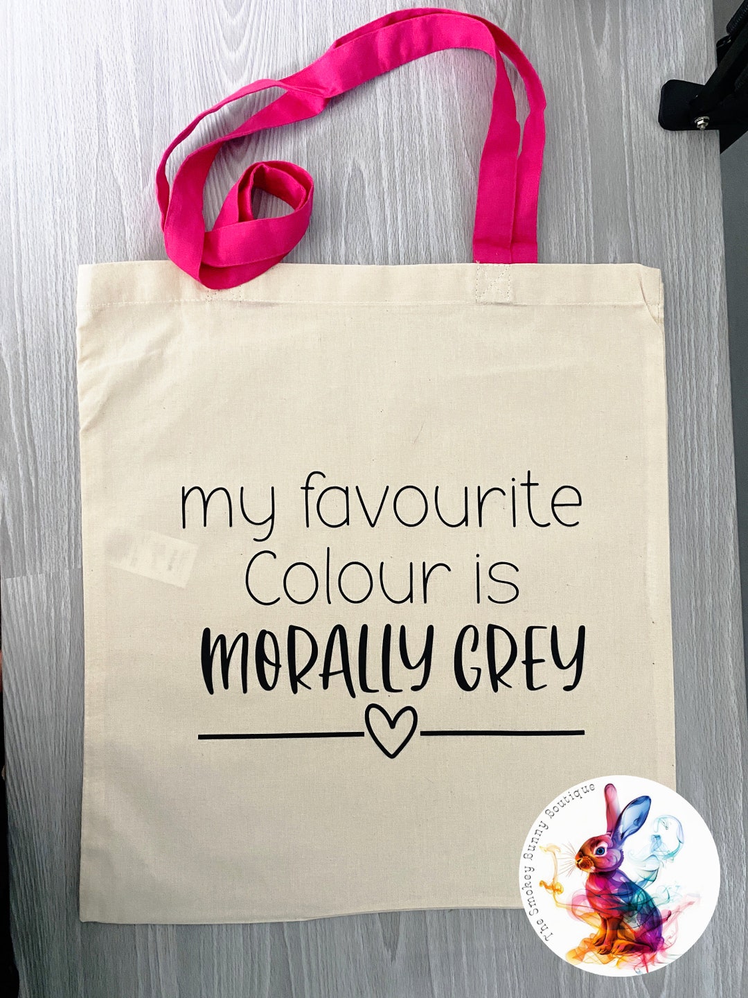 My Favourite Colour is Morally Grey Tote Bag. A Fun Dating Pun or ...