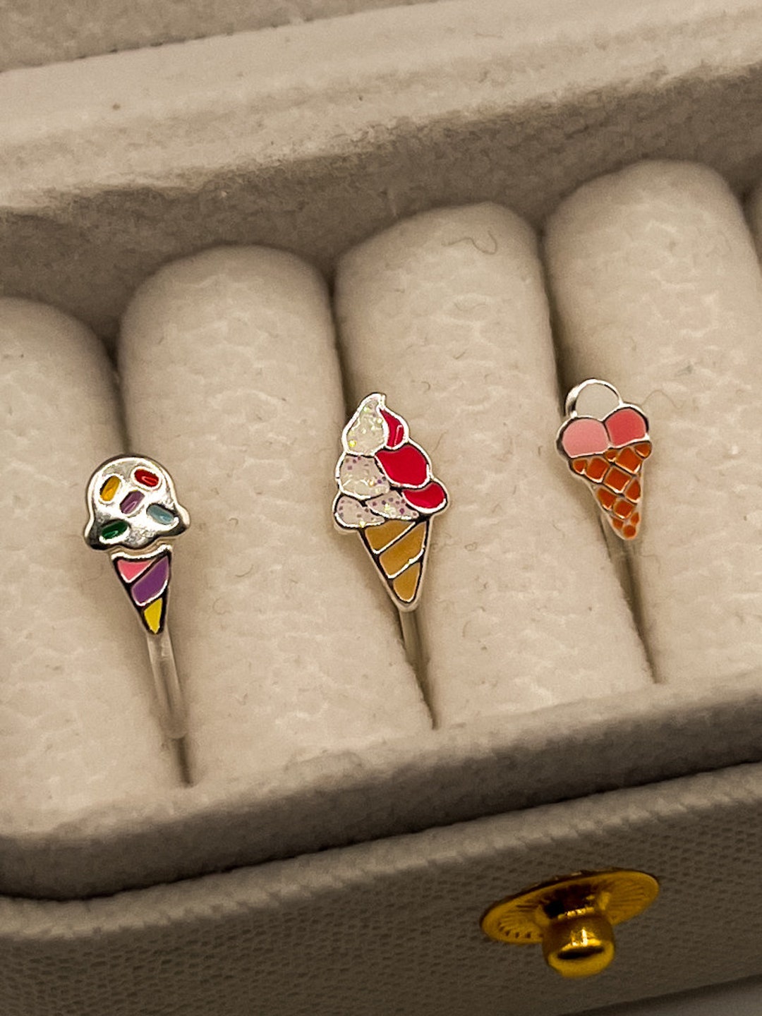 Ear Clips Children Ice Cream, Ice Cream Ear Clips Children, Earrings ...
