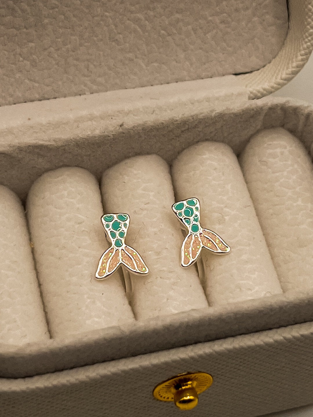 Mermaid Tail Ear Clips for Children, Children's Mermaid Tail Ear Clips ...