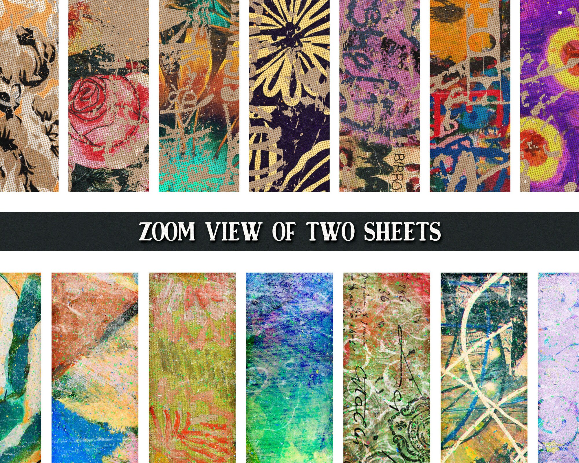 Printable Paper Bead Pattern Strips Set 4 - Etsy