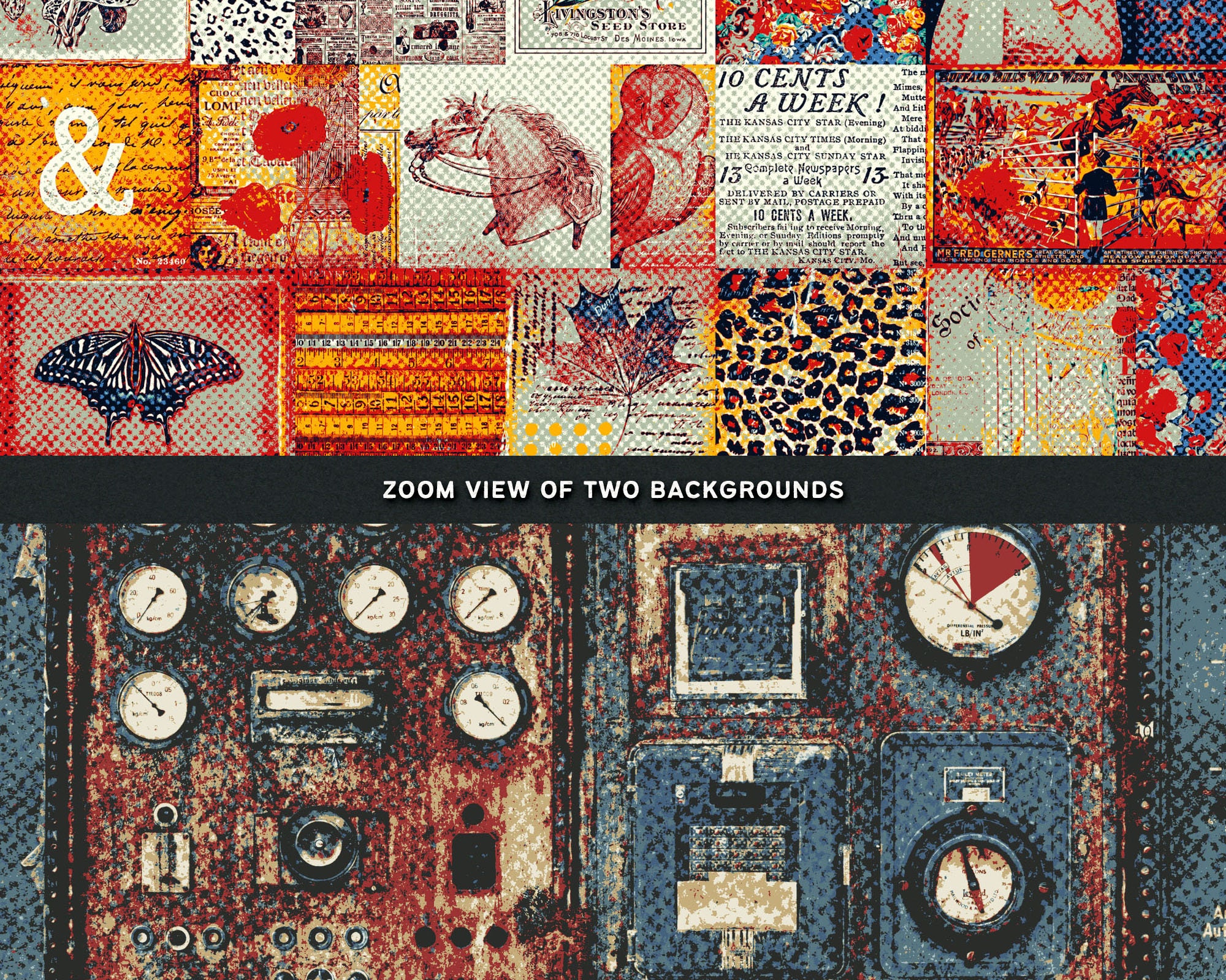 Printable Paper Beads and Craft Backgrounds Set 6 - Etsy