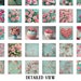 Printable Shabby Chic Inchie Squares for Paper Crafts, Jewelry, Collage ...