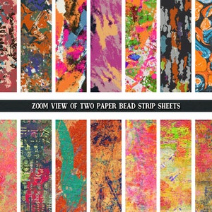 Printable Paper Bead Pattern Strips Set 3 - Etsy