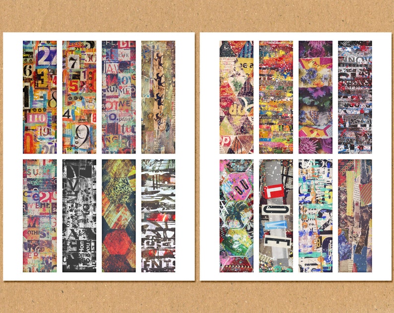 32 Printable Art Bookmarks - Etsy