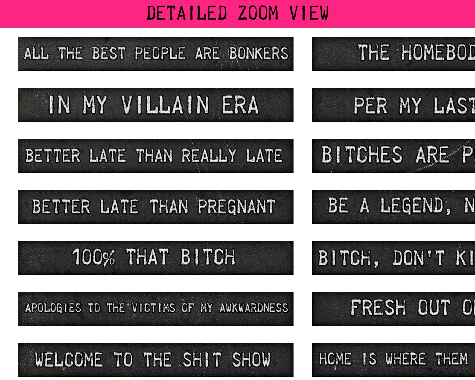 Printable Trendy and Snarky Labels | Journal Clipart | Planner Labels ...