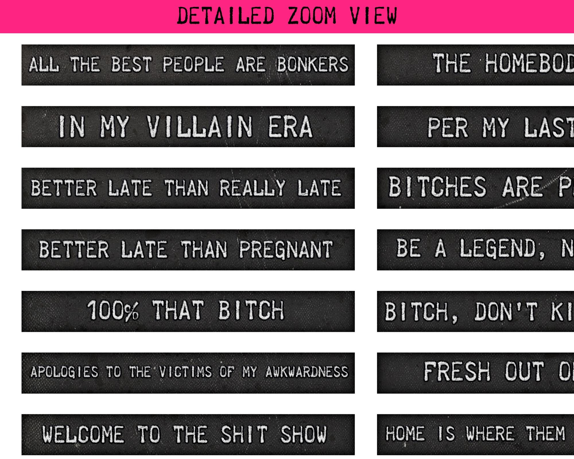 Printable Trendy and Snarky Labels | Journal Clipart | Planner Labels ...