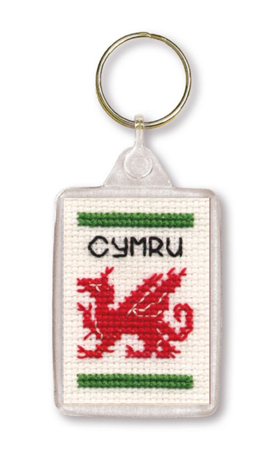 Welsh Dragon Keyring Cross Stitch Kit (textile Heritage) - Etsy
