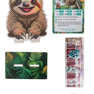 Sloth - Wildlife Crystal Art Buddy Kit - Etsy