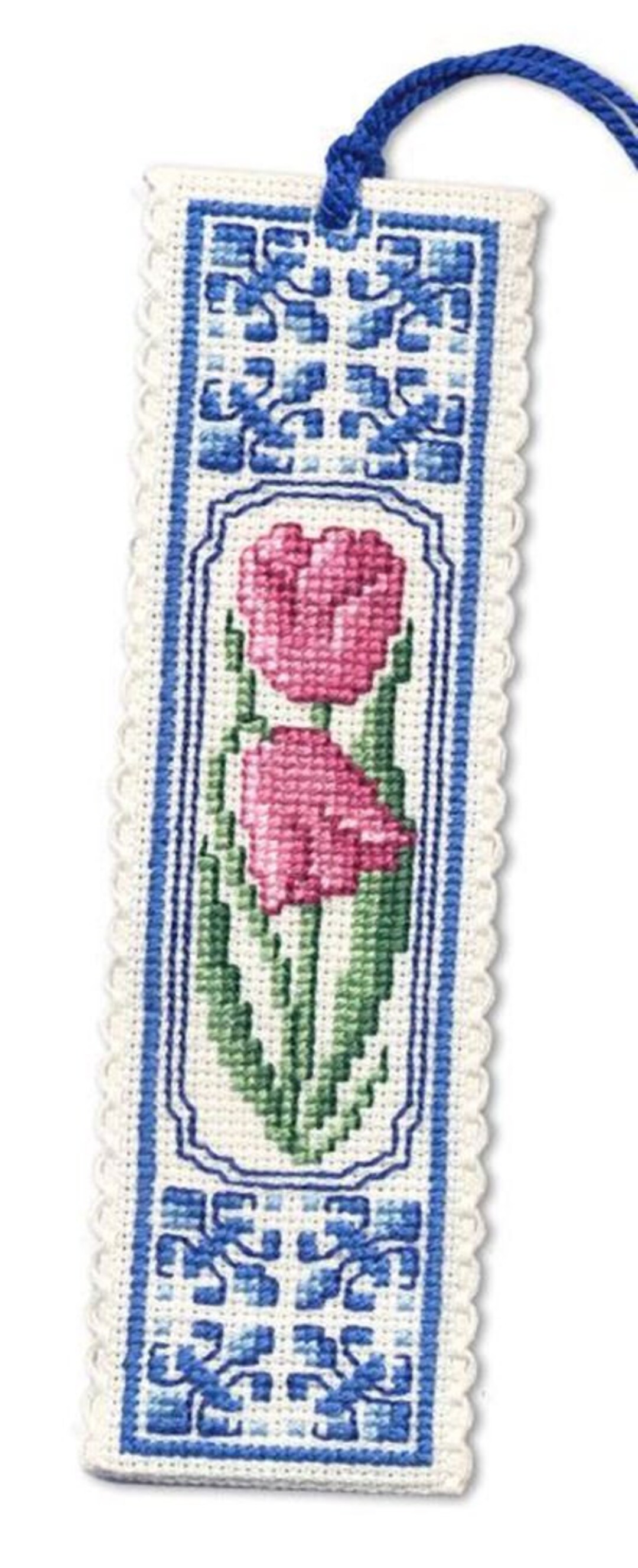 Delft Tulips Bookmark Cross Stitch Kit (textile Heritage) - Etsy