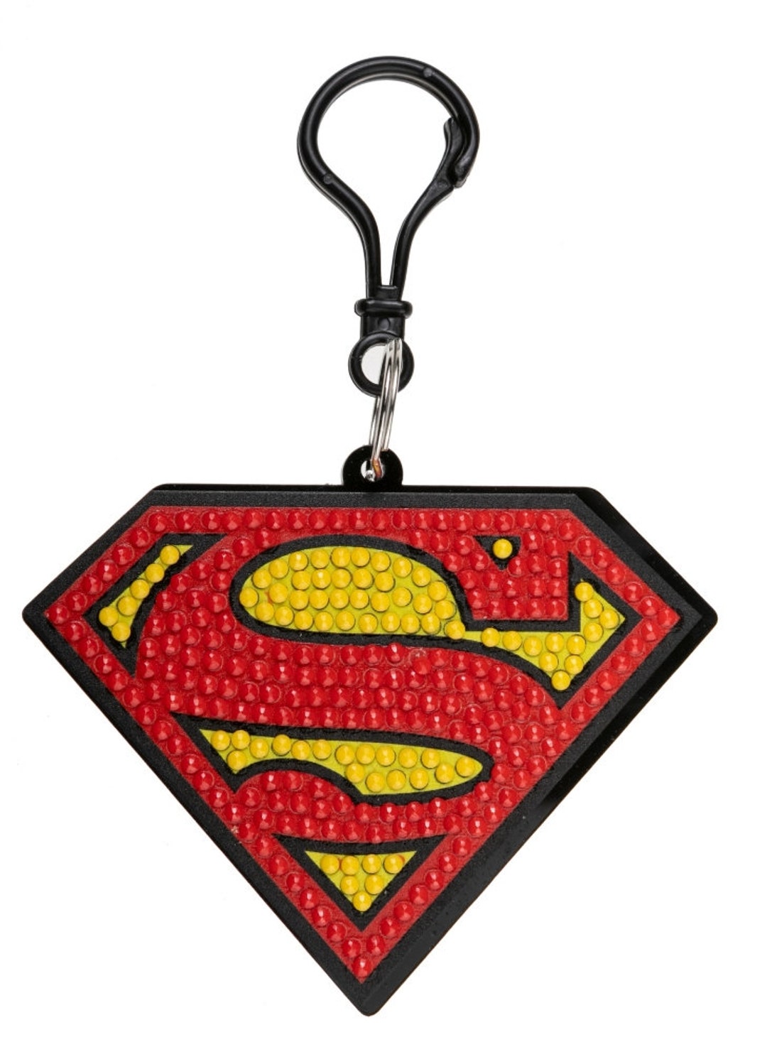 Superman - Crystal Art Bag Charm (DC) - Etsy