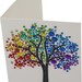 Rainbow Tree, 10x15cm Crystal Art Card - Etsy