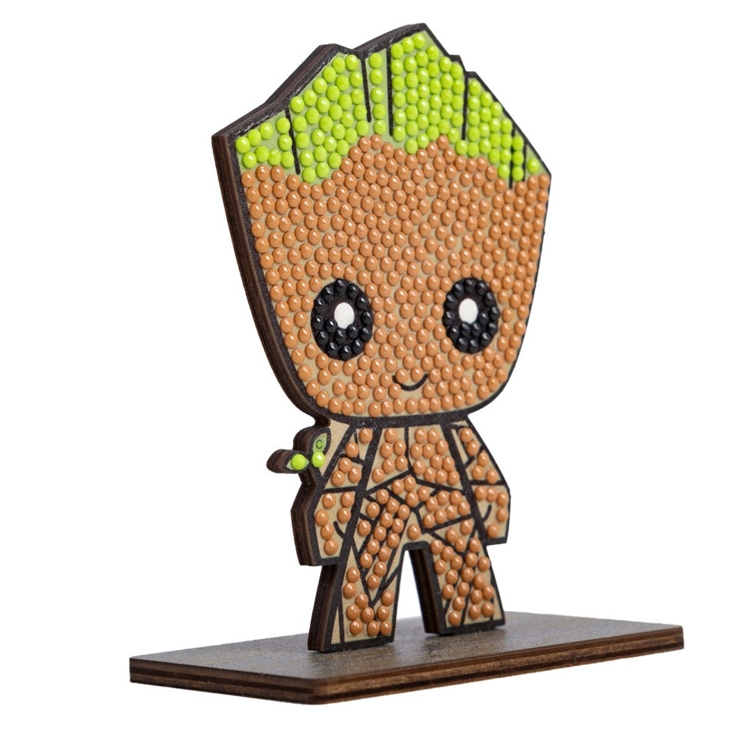 Groot - Crystal Art Buddy Kit (MARVEL) - Etsy
