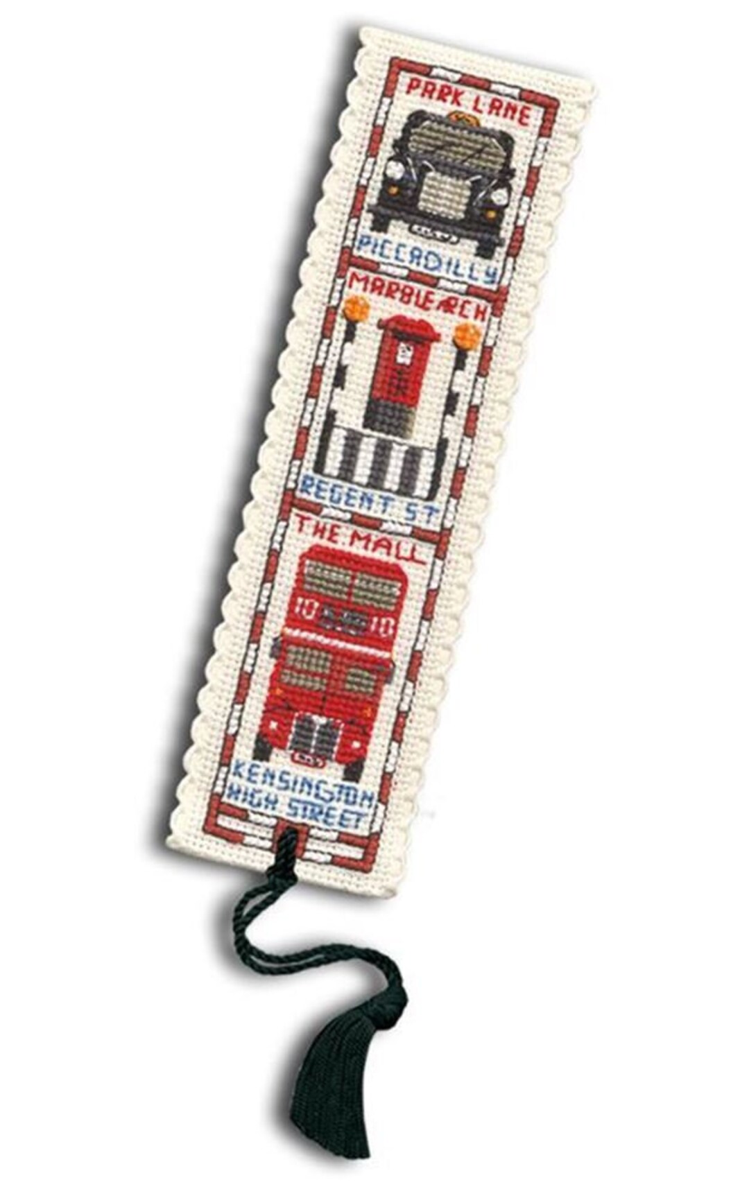 Streets of London Bookmark Cross Stitch Kit (textile Heritage) - Etsy