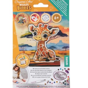 Giraffe - Wildlife Crystal Art Buddy Kit - Etsy