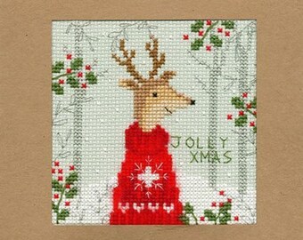 Cross Stitch Christmas Card Kit by Bothy Threads, Christmas Delivery ...