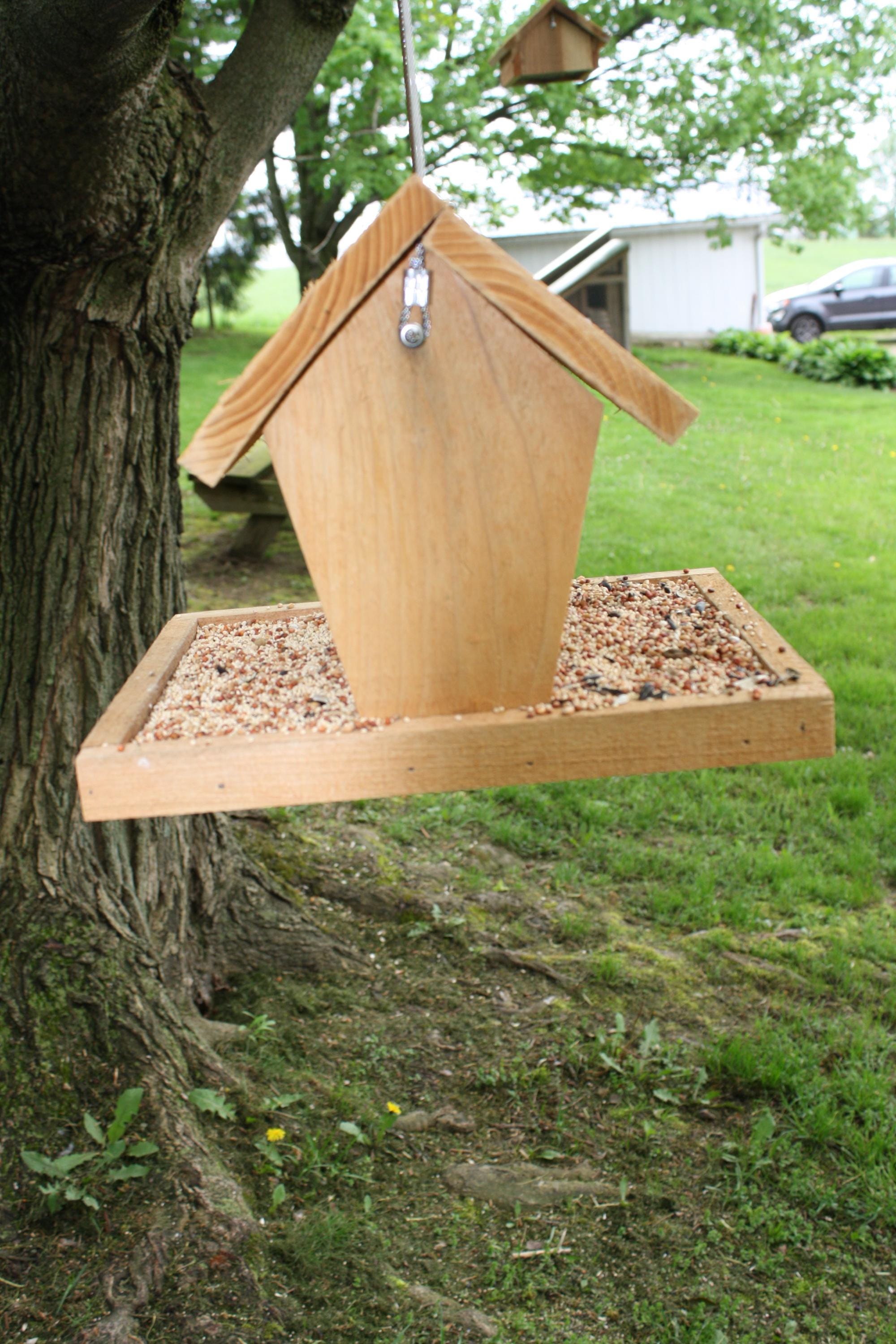 BIRD FEEDER Xtra Large Double Sided Silver or Black Hardware - Etsy