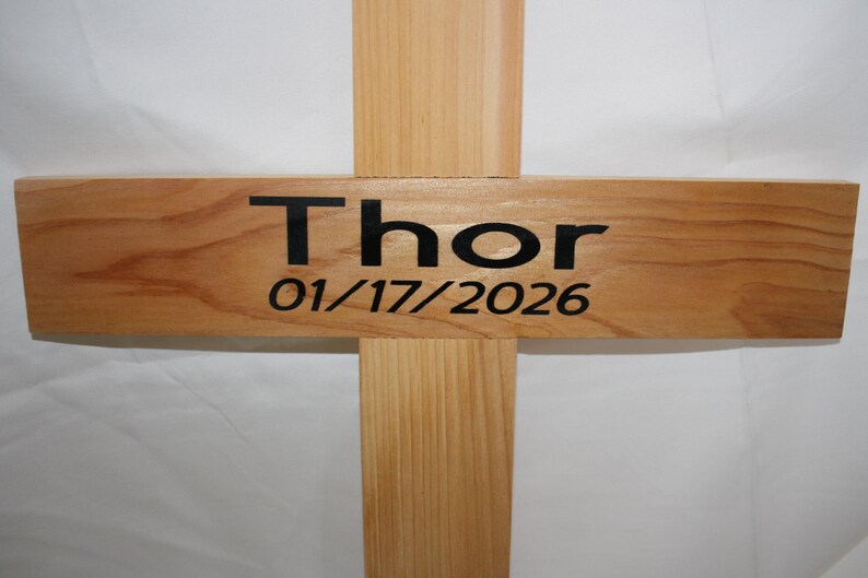 Cedar Cross With Customization - Etsy
