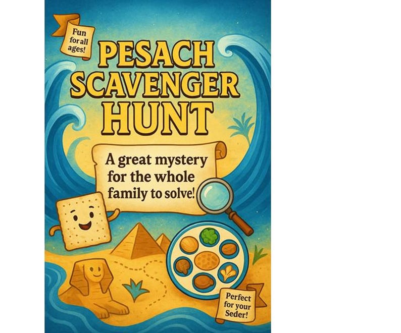 Pesach Scavenger Hunt - Printable Seder-night Activity - Etsy