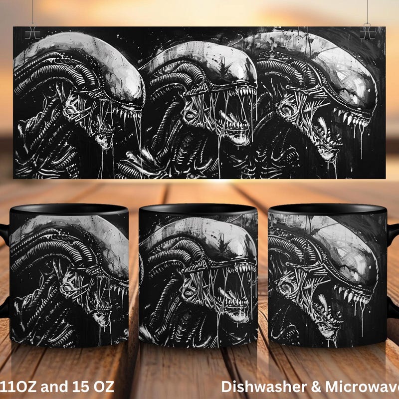 Alien Xenomorph Mug - Etsy