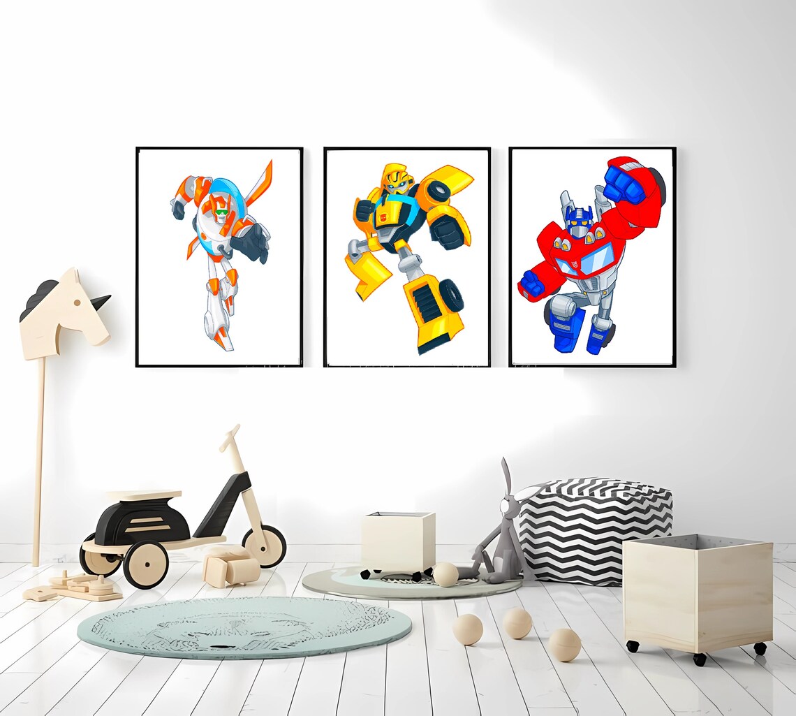 Transformers Poster Printable Transformers Set Print Transformers ...
