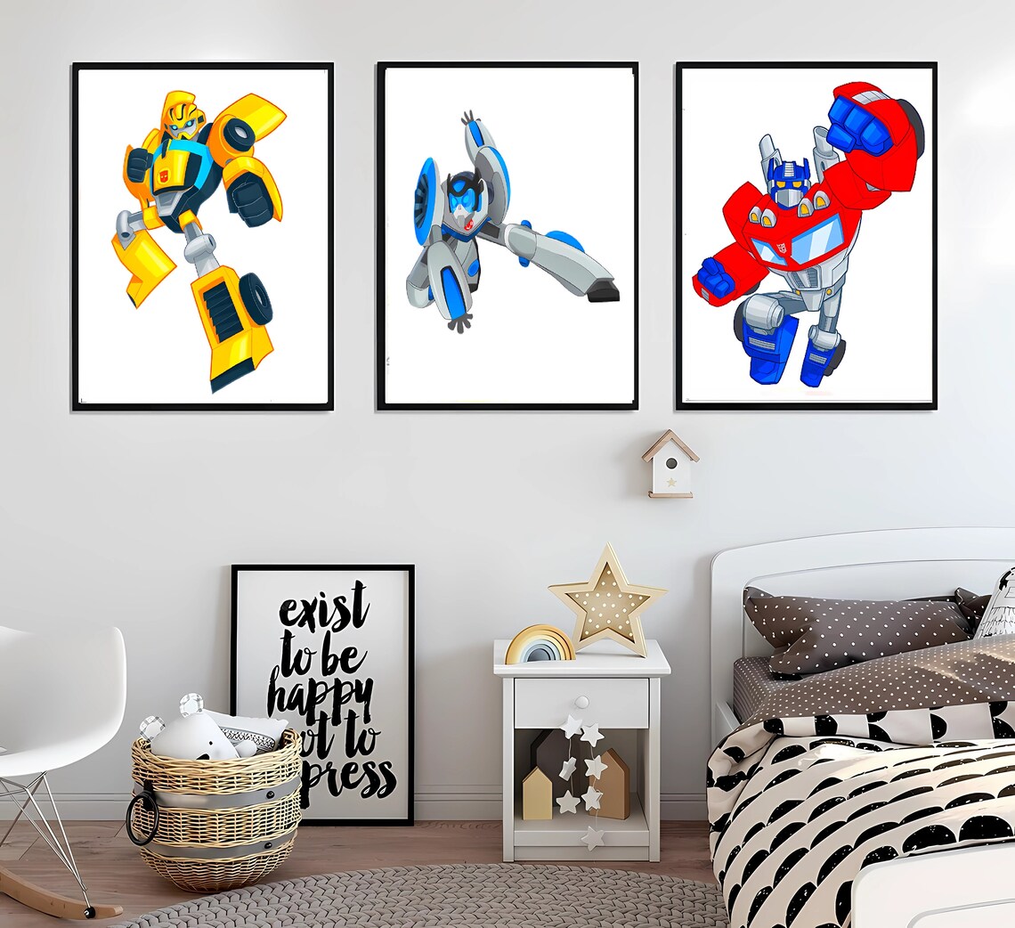 Transformers Poster Printable Transformers Set Print Transformers ...