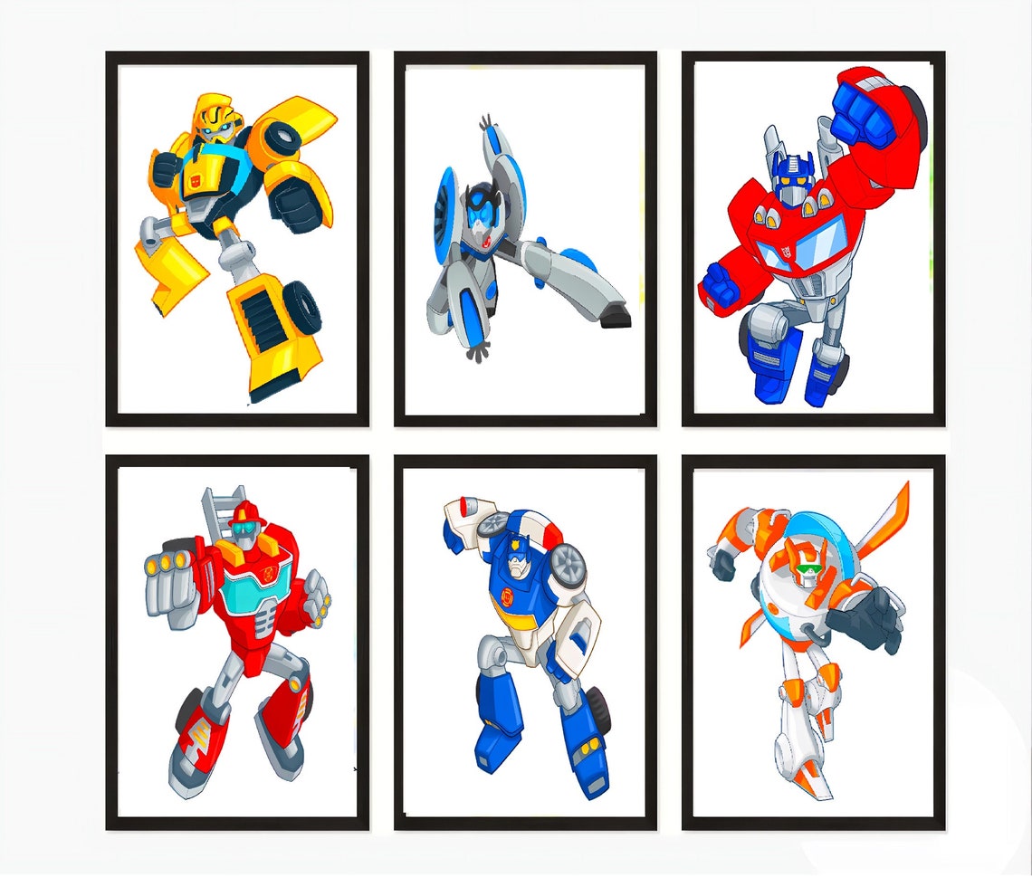 Transformers Poster Printable Transformers Set Print Transformers ...