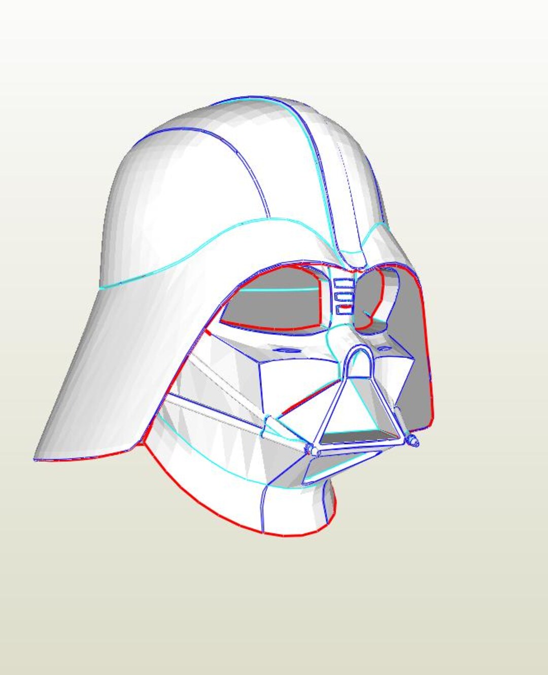 Darth Vader Helmet Template for EVA Foam - Etsy